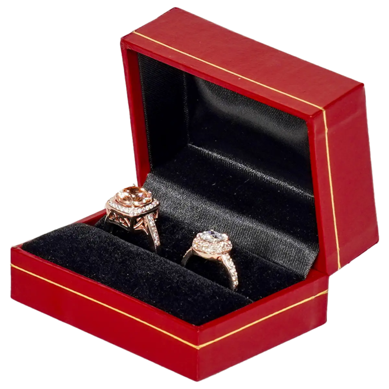 Double Ring Box | Couple Ring Box | Gens Packaging
